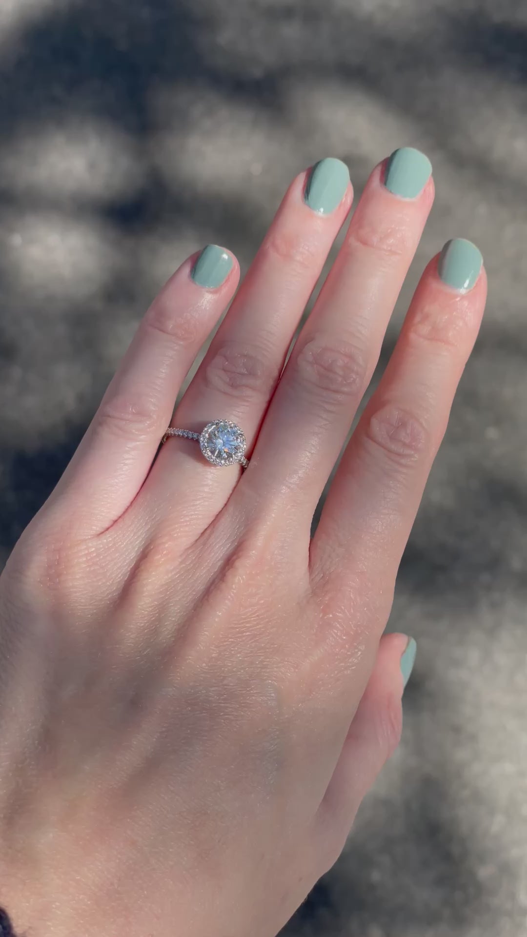 The InLove Setting with a Round Brilliant Cut Diamond | Marisa Perry b | Marisa Perry